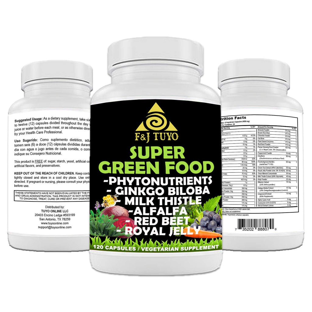 natural energy boost with greens