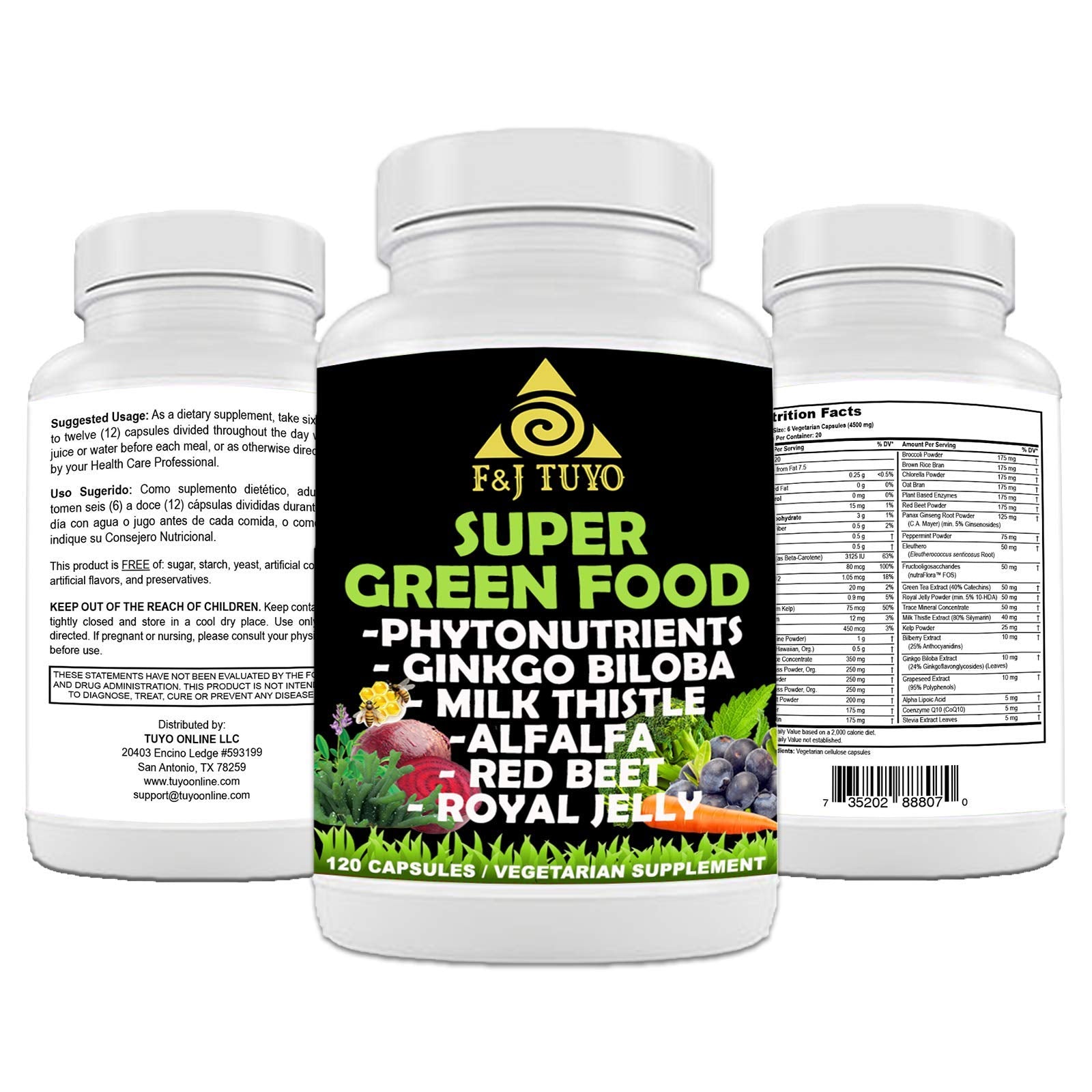 natural energy boost with greens
