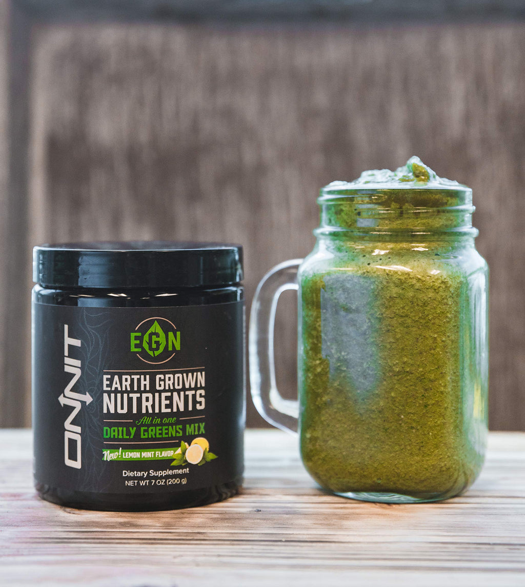 natural energy boost with greens
