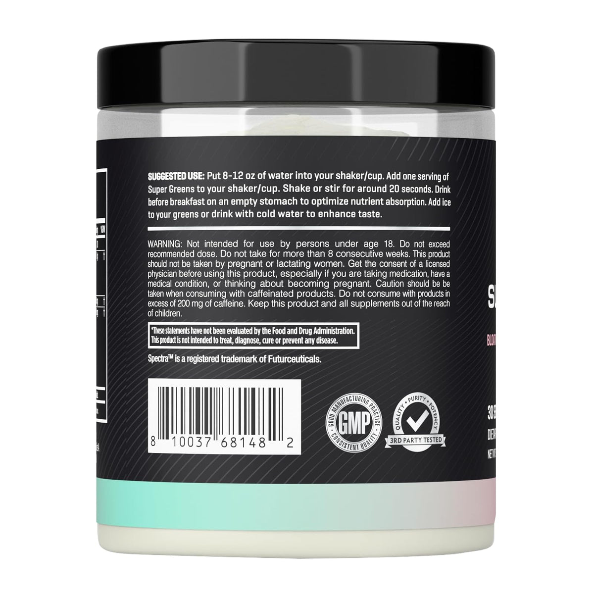 Natural energy boost with greens