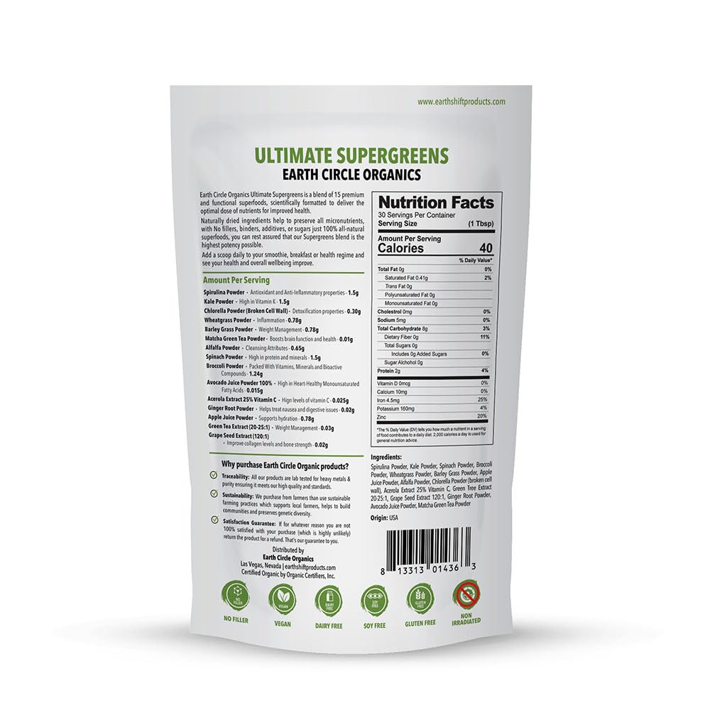 natural energy boost with greens