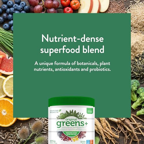 Natural energy boost with greens