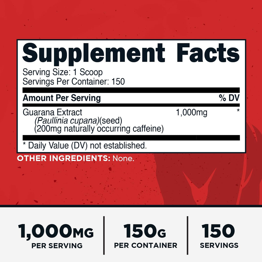 Natural energy boost with Guarana