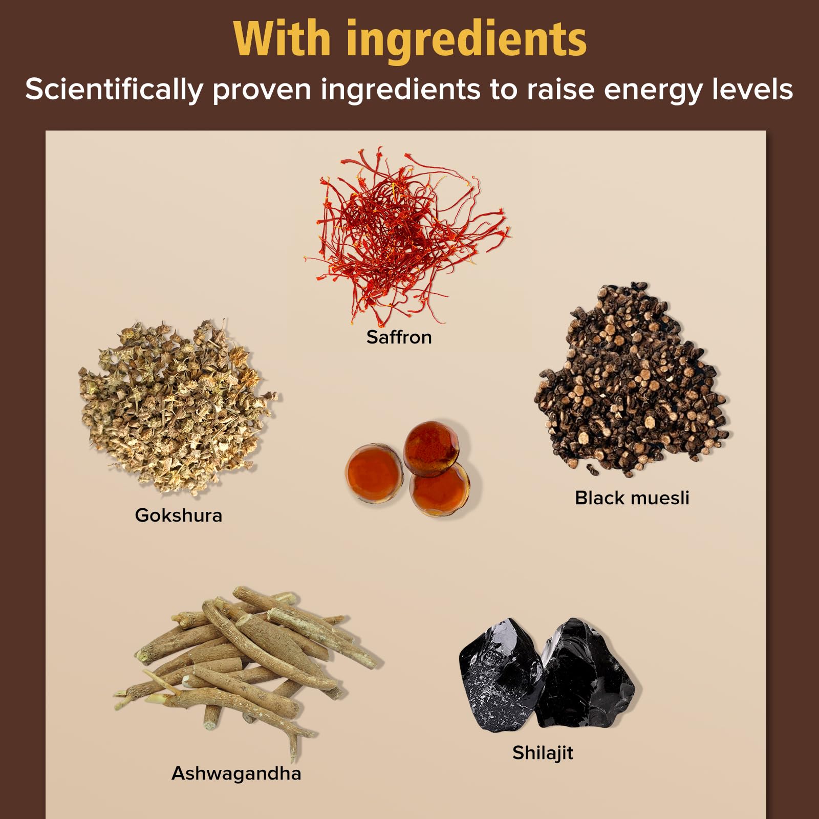 Natural energy boost with gummies