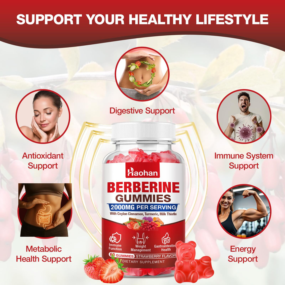Natural energy boost with Haohan gummies