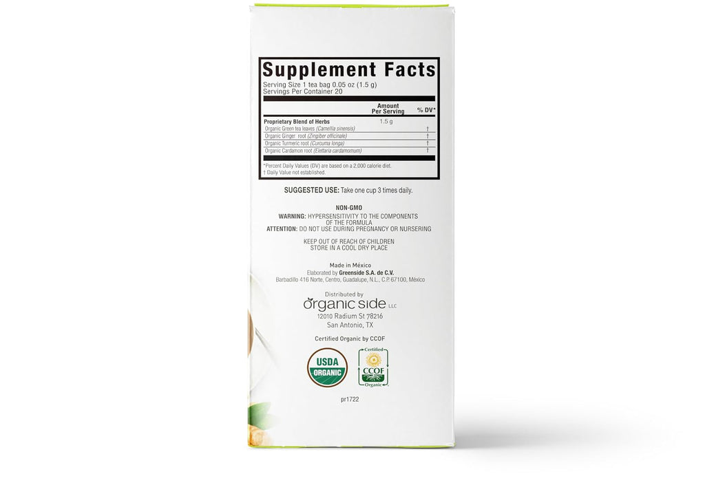 natural energy boost with herbal tea