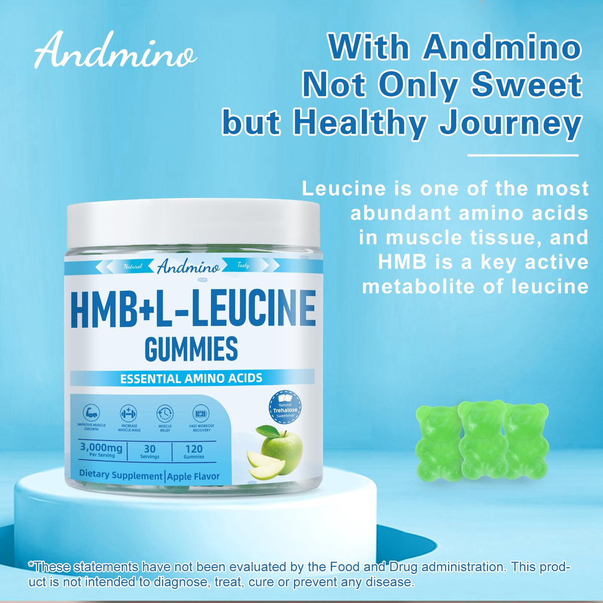 Natural energy boost with HMB and L-Leucine
