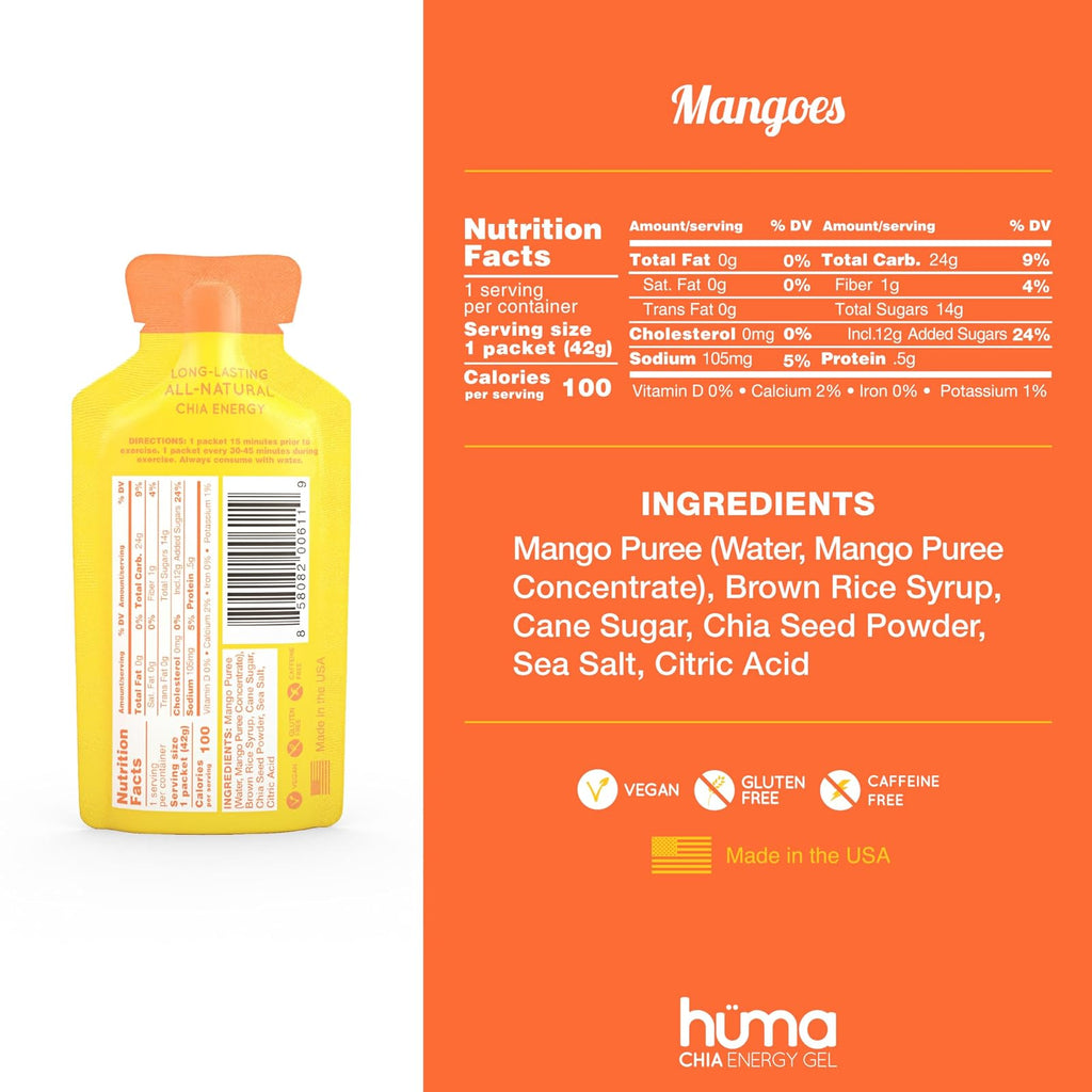 natural energy boost with Huma gels