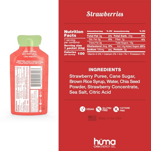 natural energy boost with Huma gels