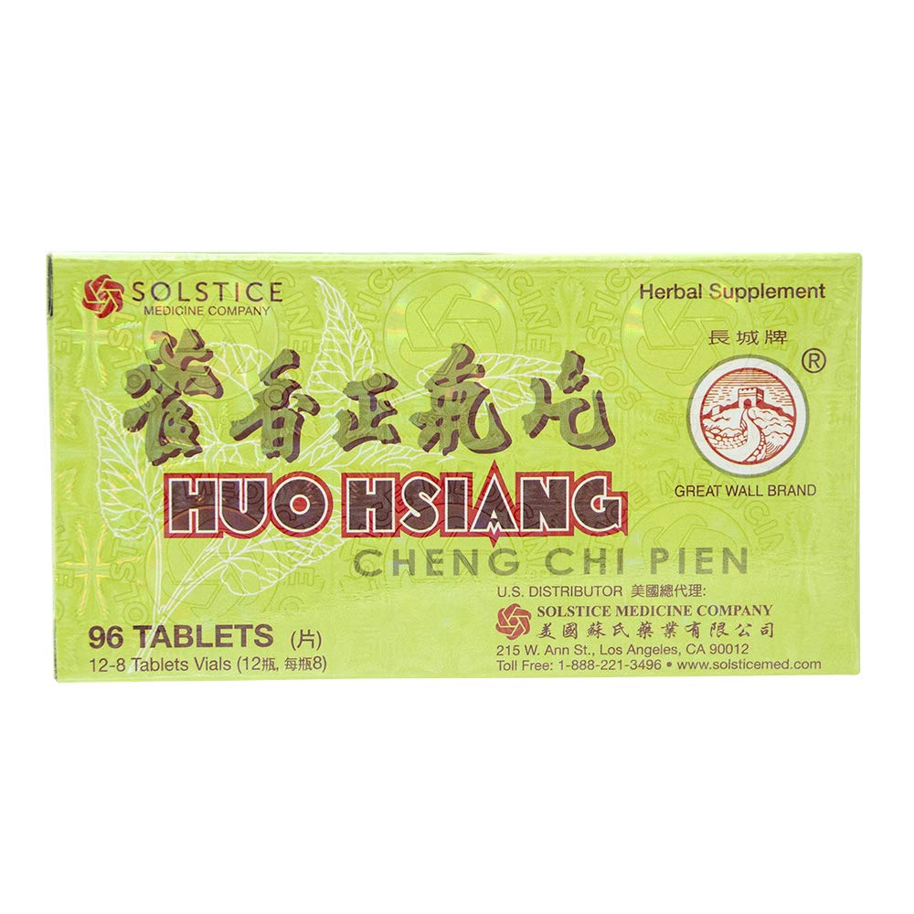 natural energy boost with Huo Hsiang tablets