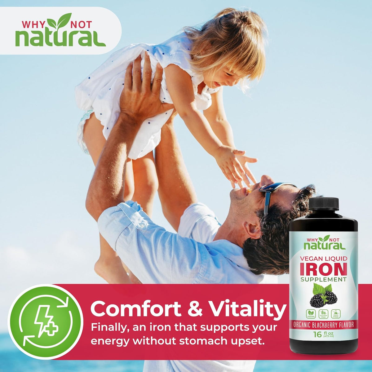 natural energy boost with iron