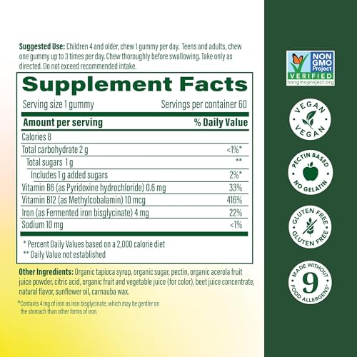 natural energy boost with iron