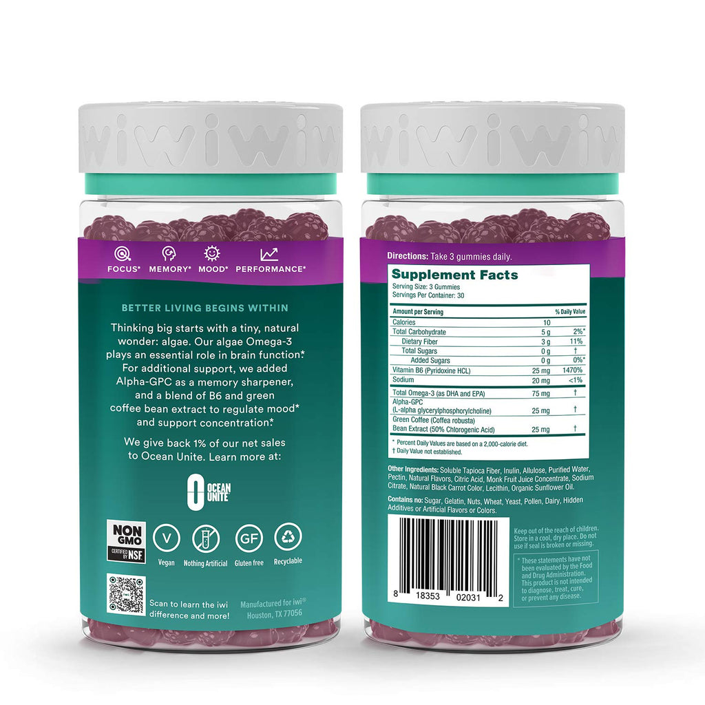 natural energy boost with Iwi gummies