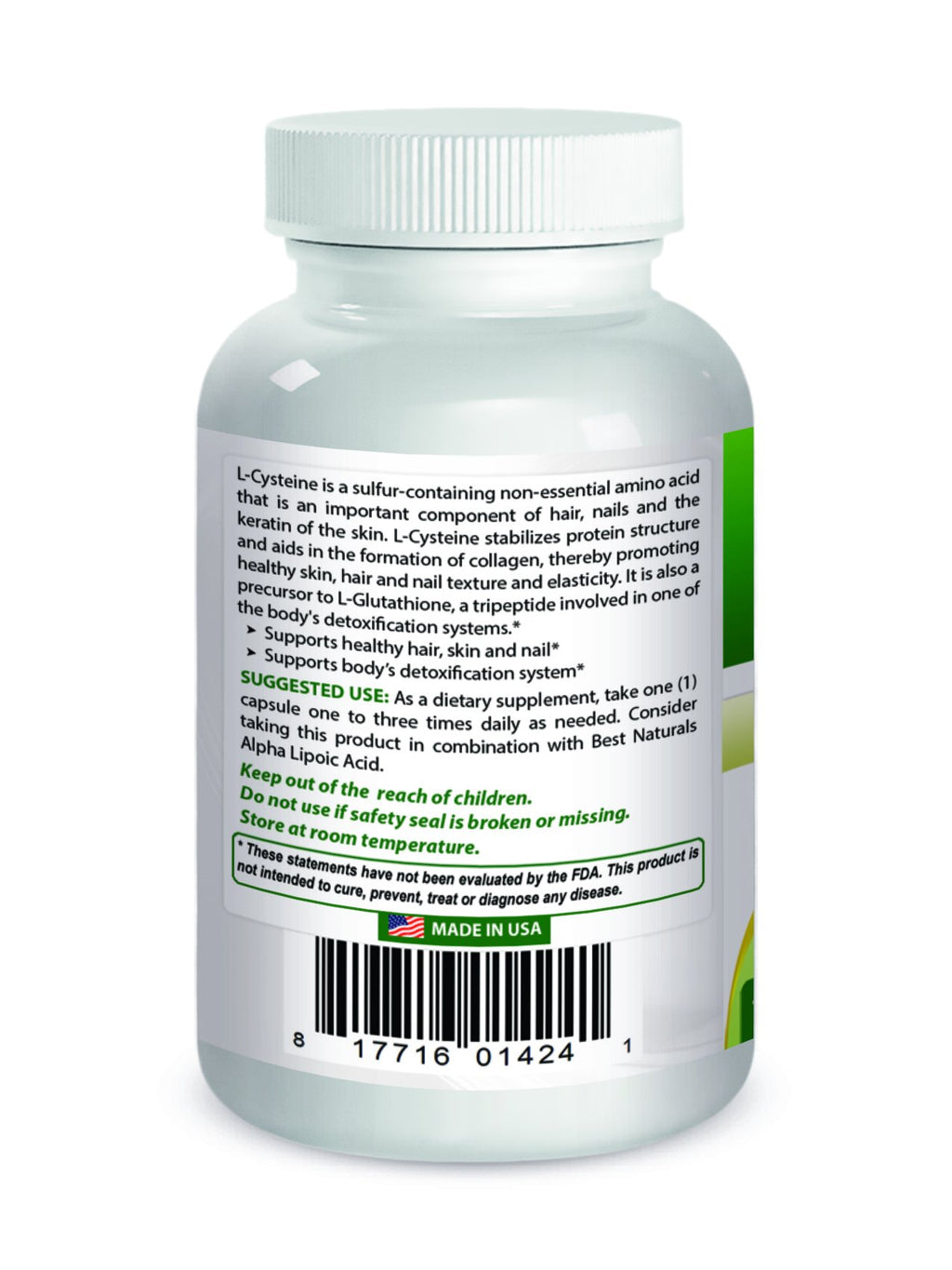 Natural energy boost with L-Cysteine