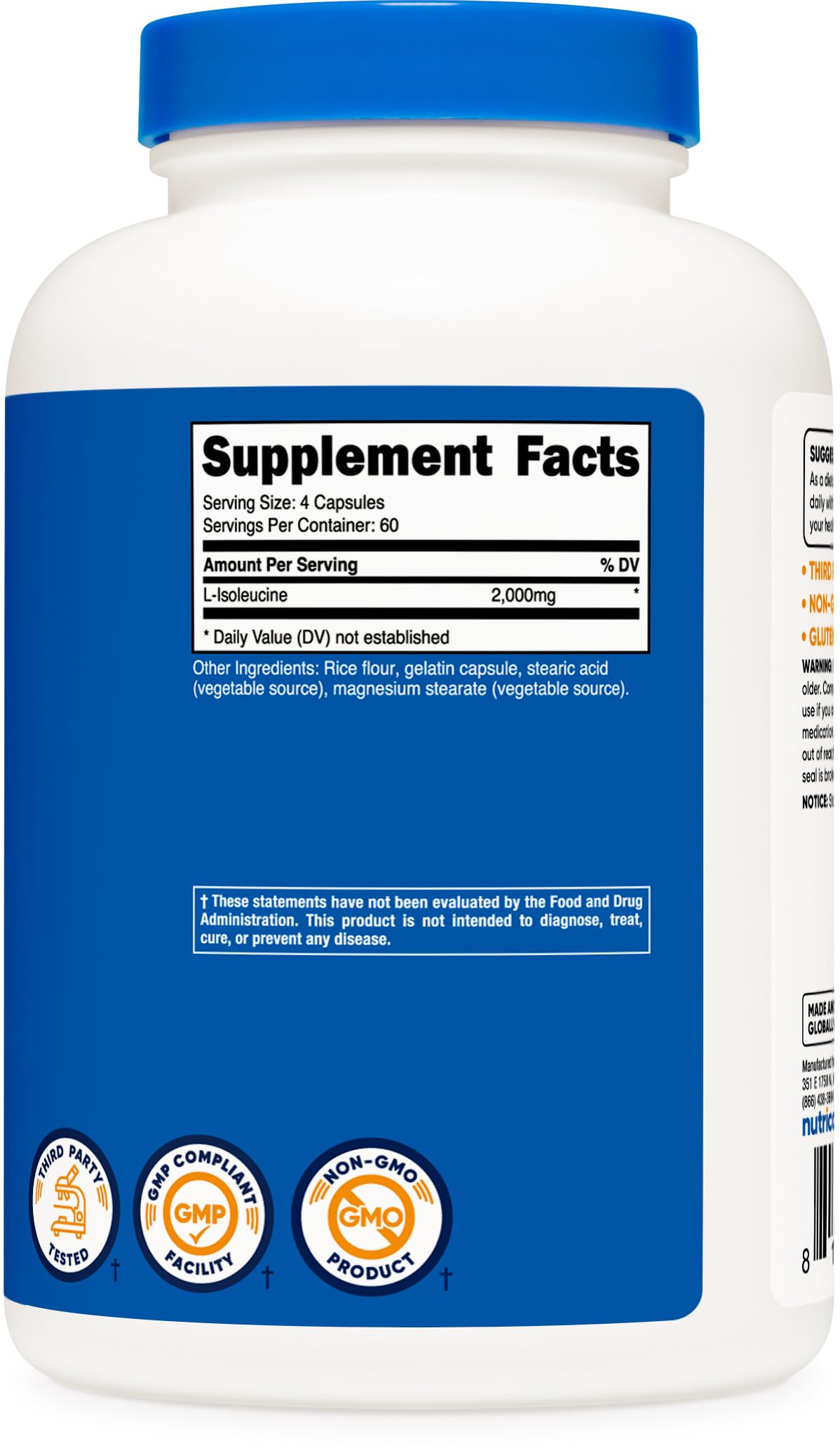 Natural energy boost with L-Isoleucine