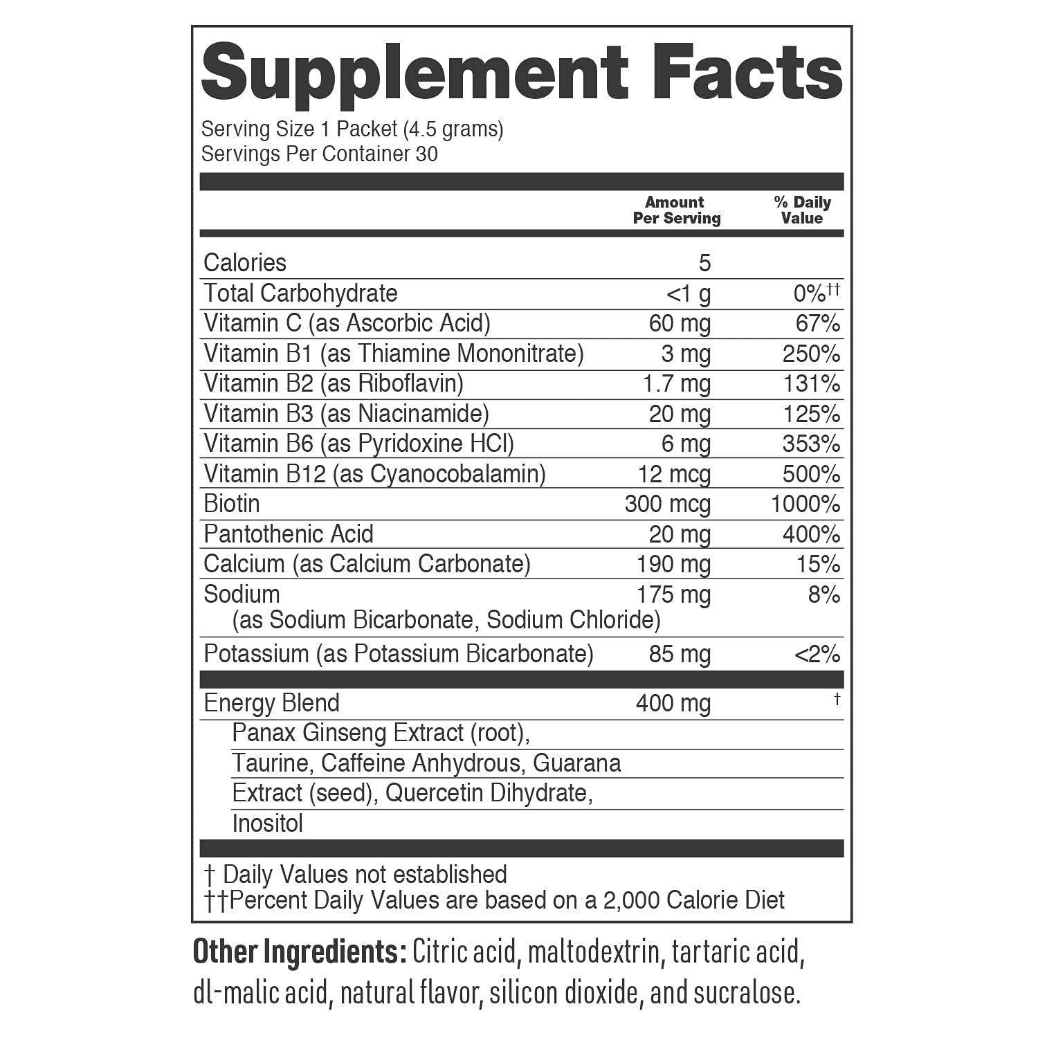natural energy boost with lemon lime