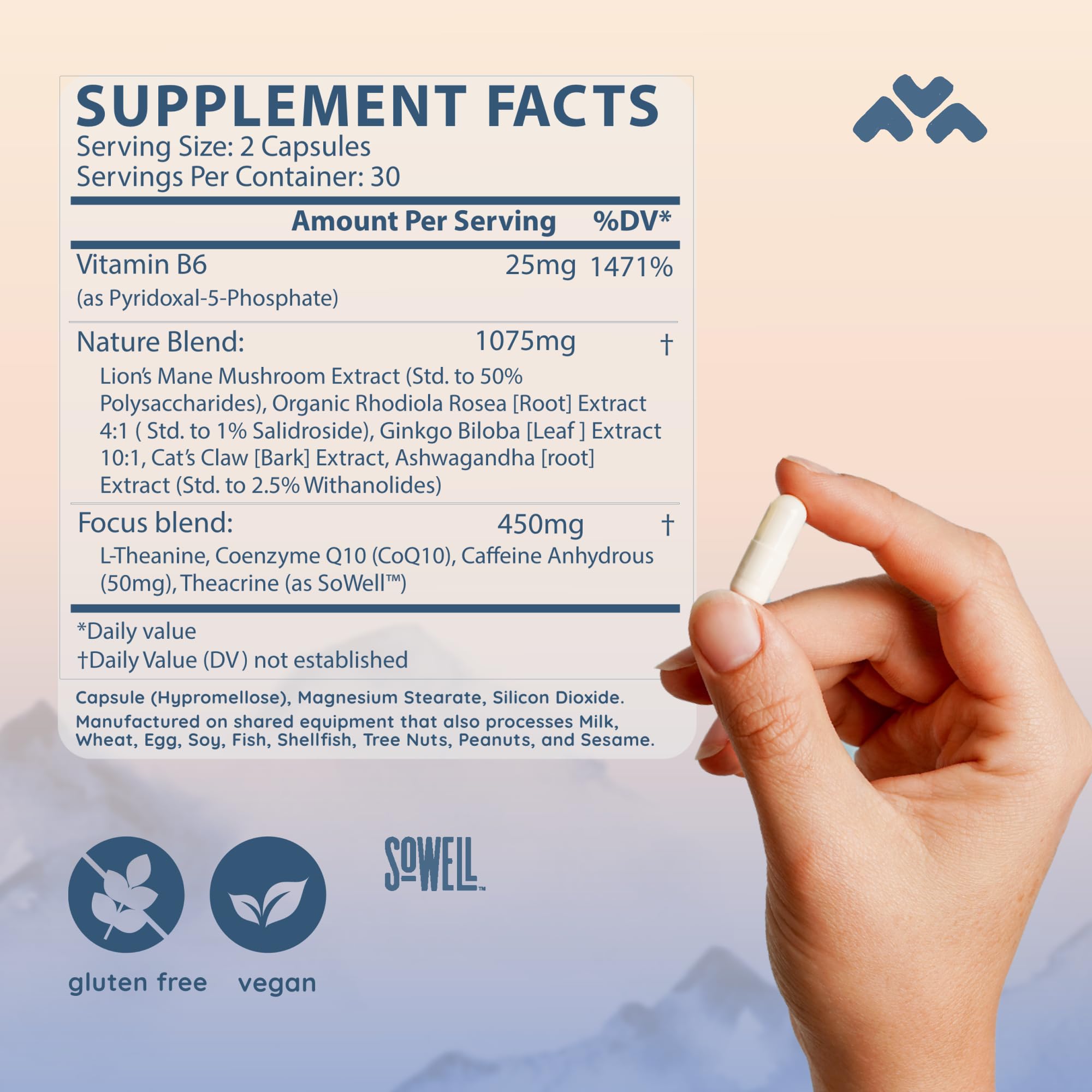 natural energy boost with Lions Mane