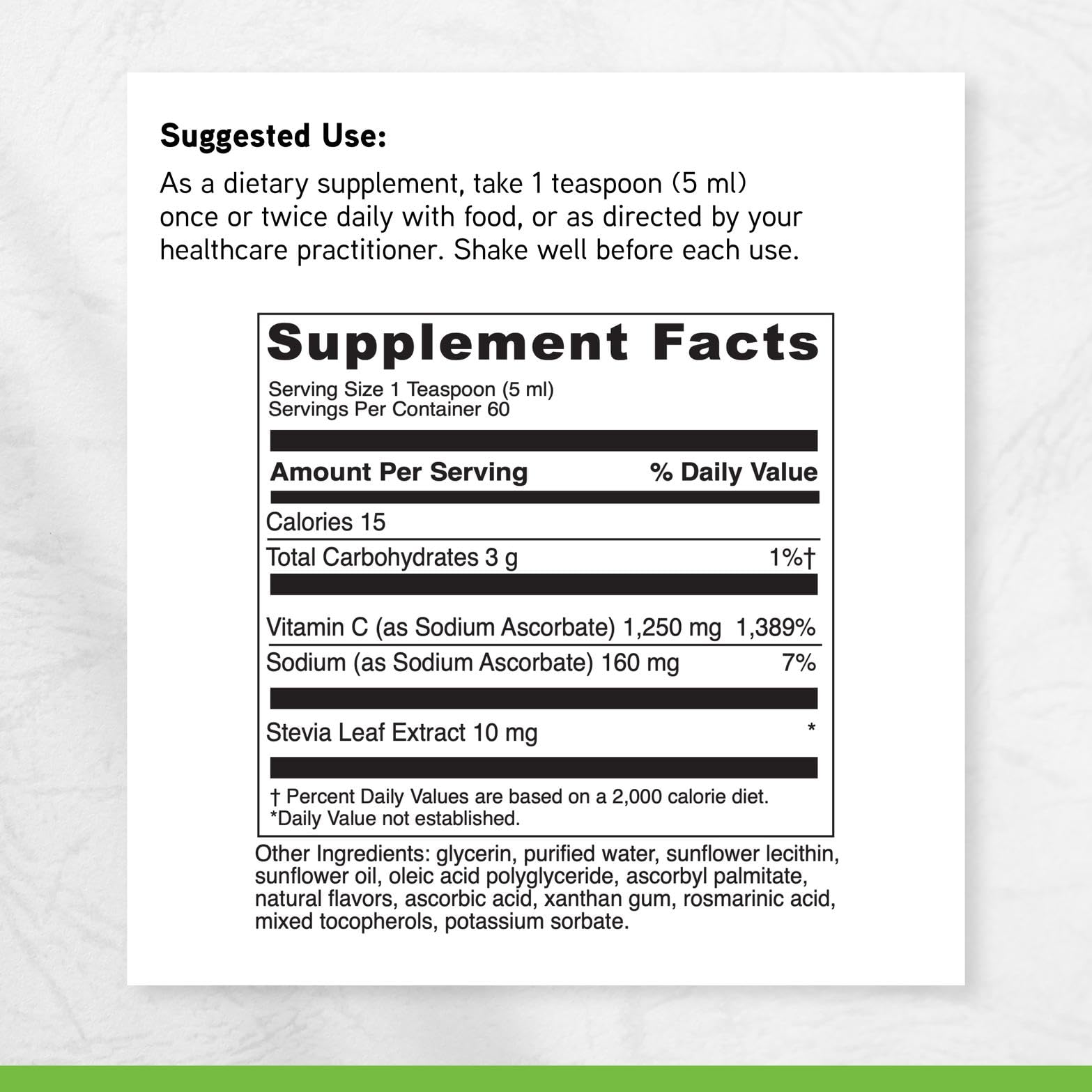 natural energy boost with liposomal vitamin c