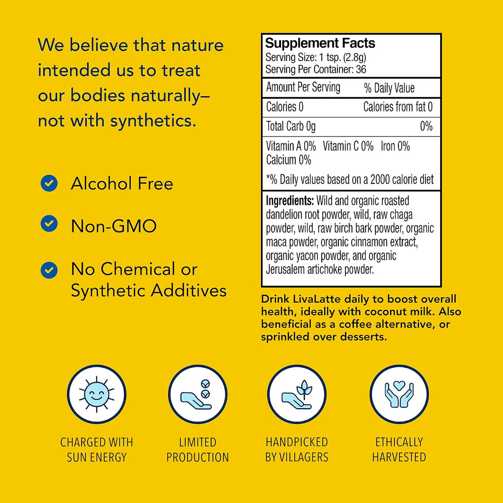 Natural energy boost with LivaLatte