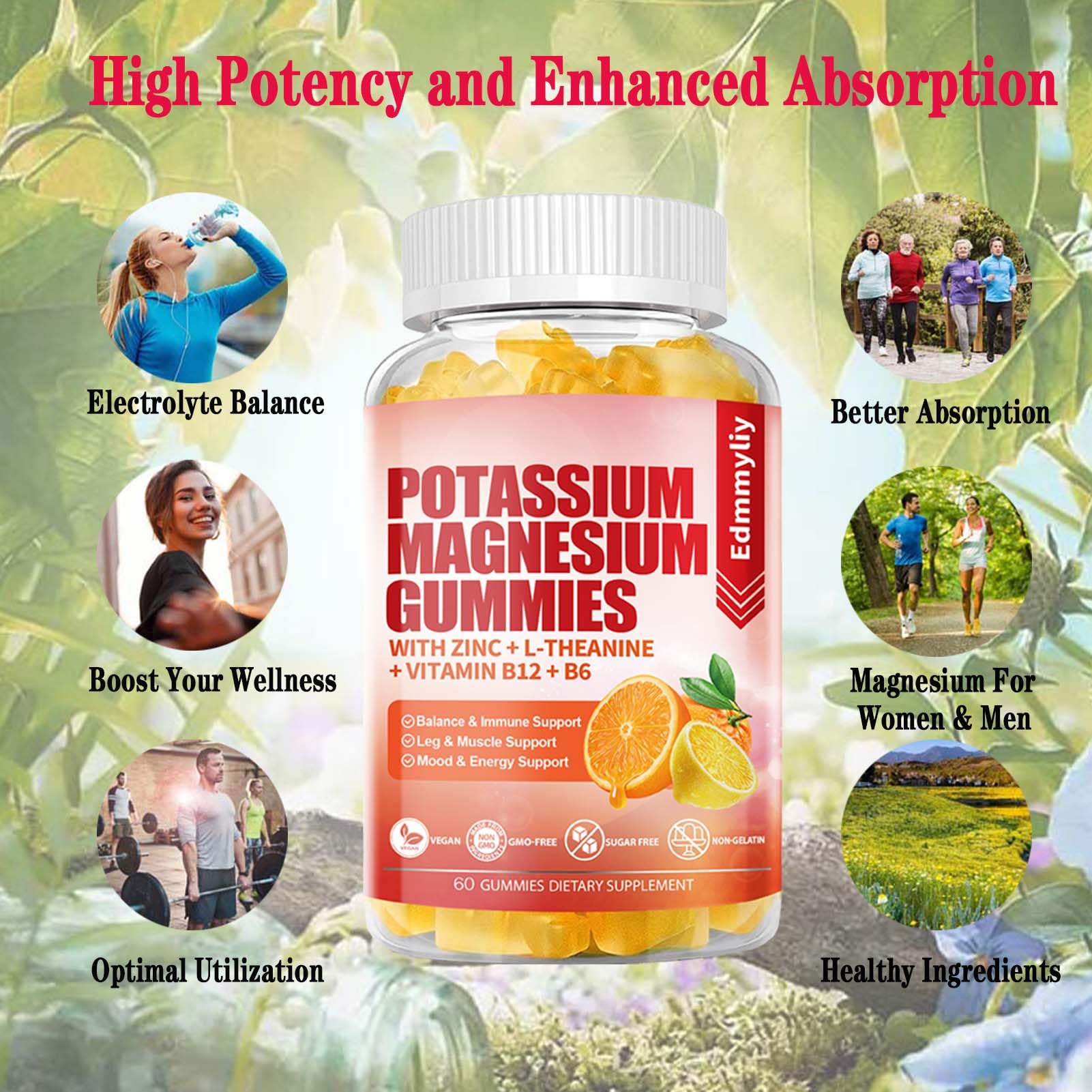 natural energy boost with magnesium gummies