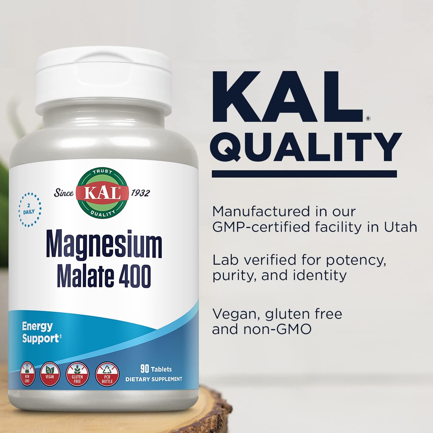 Natural energy boost with magnesium malate