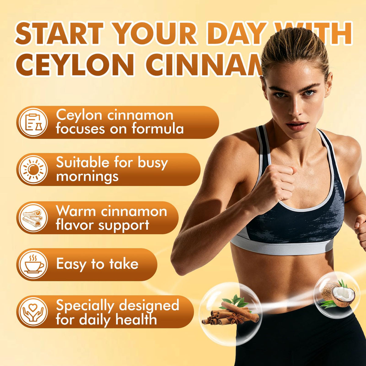 Natural energy boost with Metabolae cinnamon