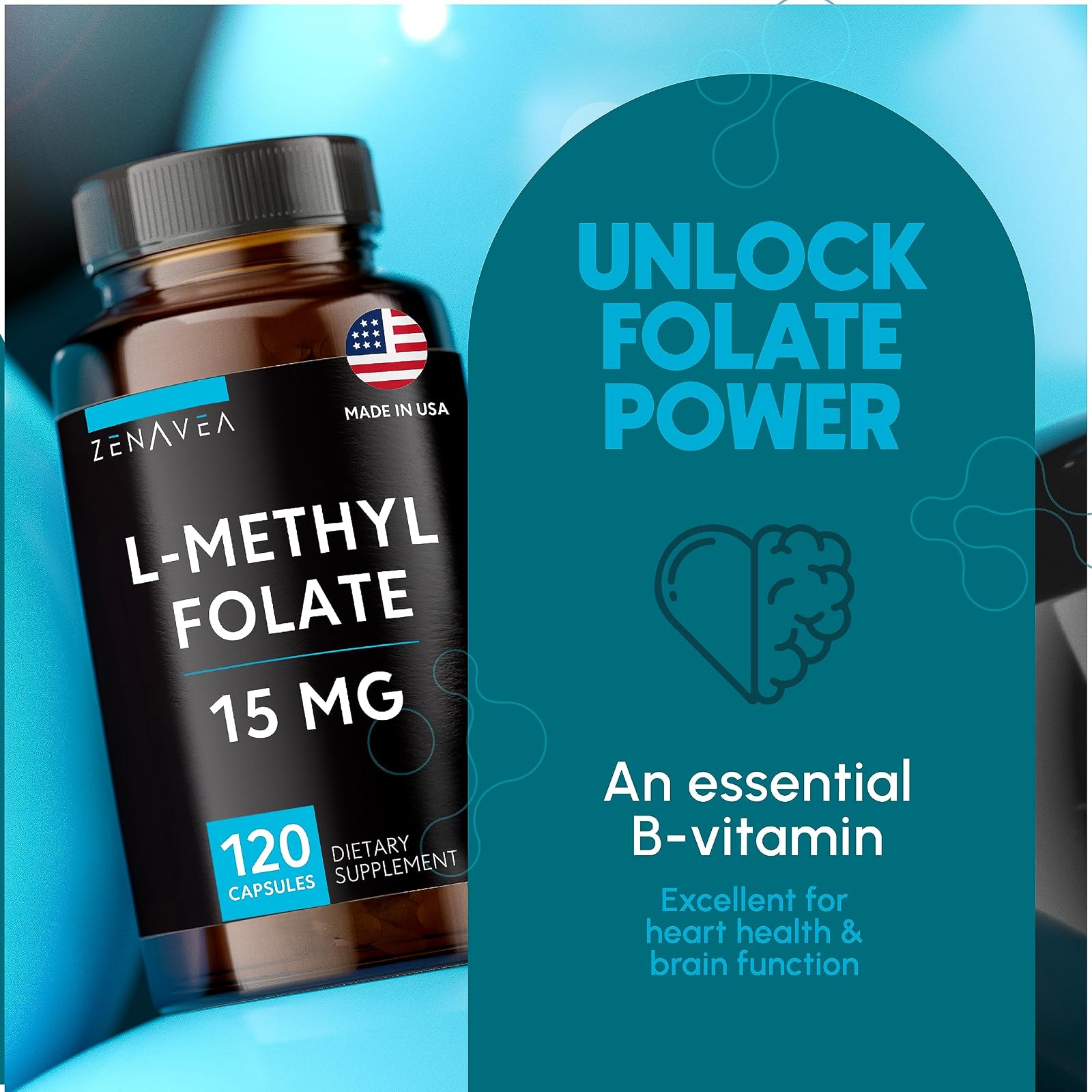 Natural energy boost with methylfolate