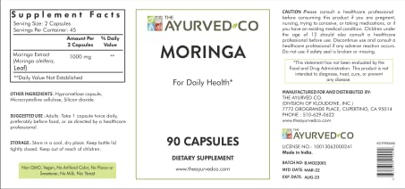 natural energy boost with moringa capsules