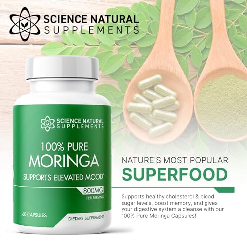 Natural energy boost with moringa supplements