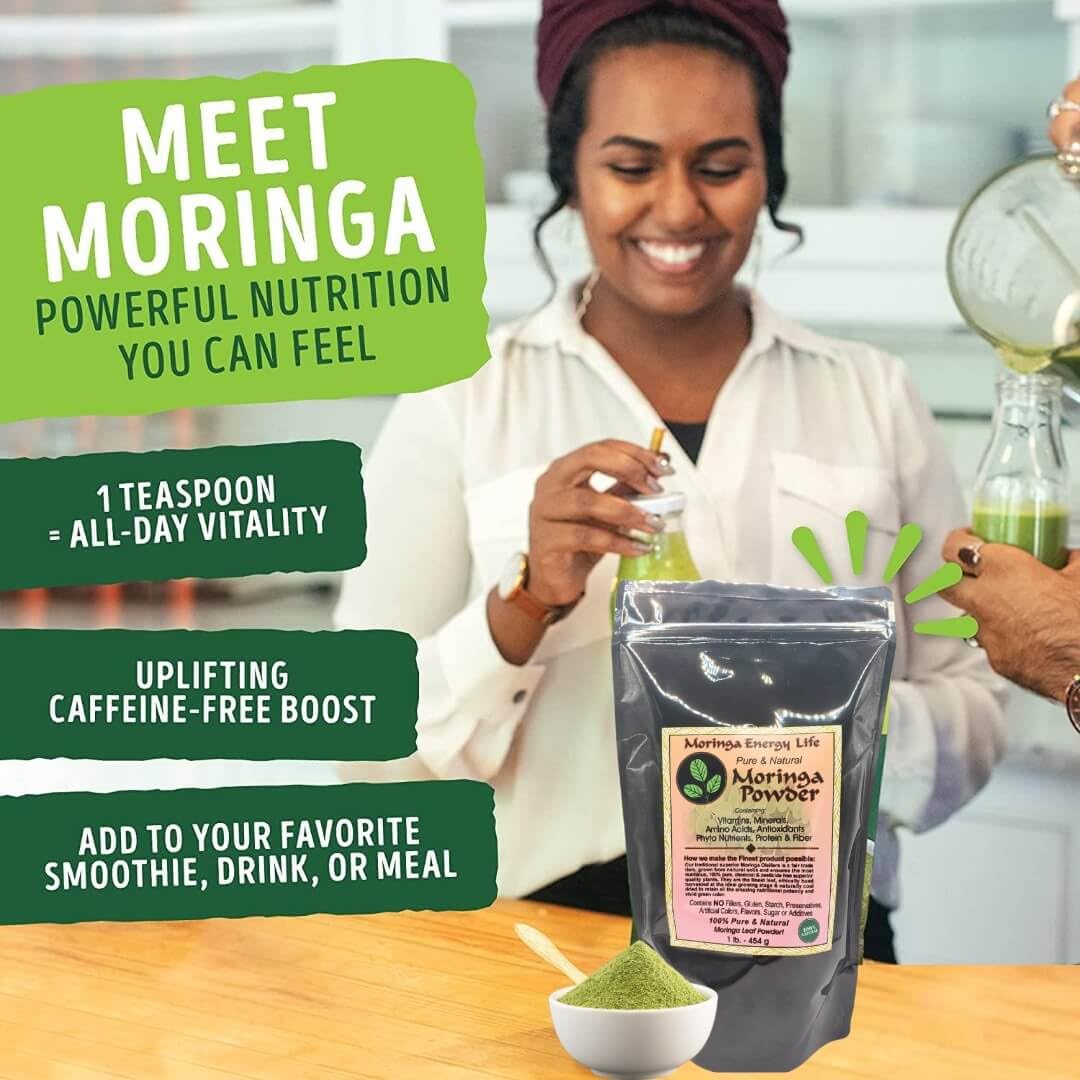 natural energy boost with moringa