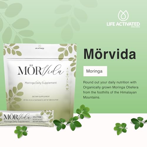 Natural energy boost with moringa