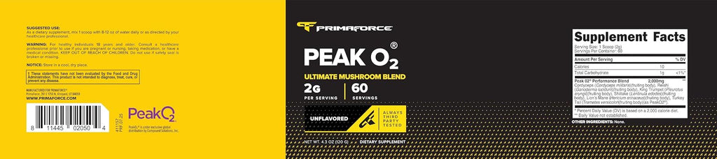 Natural energy boost with mushroom blends