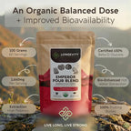 Natural energy boost with mushroom blends