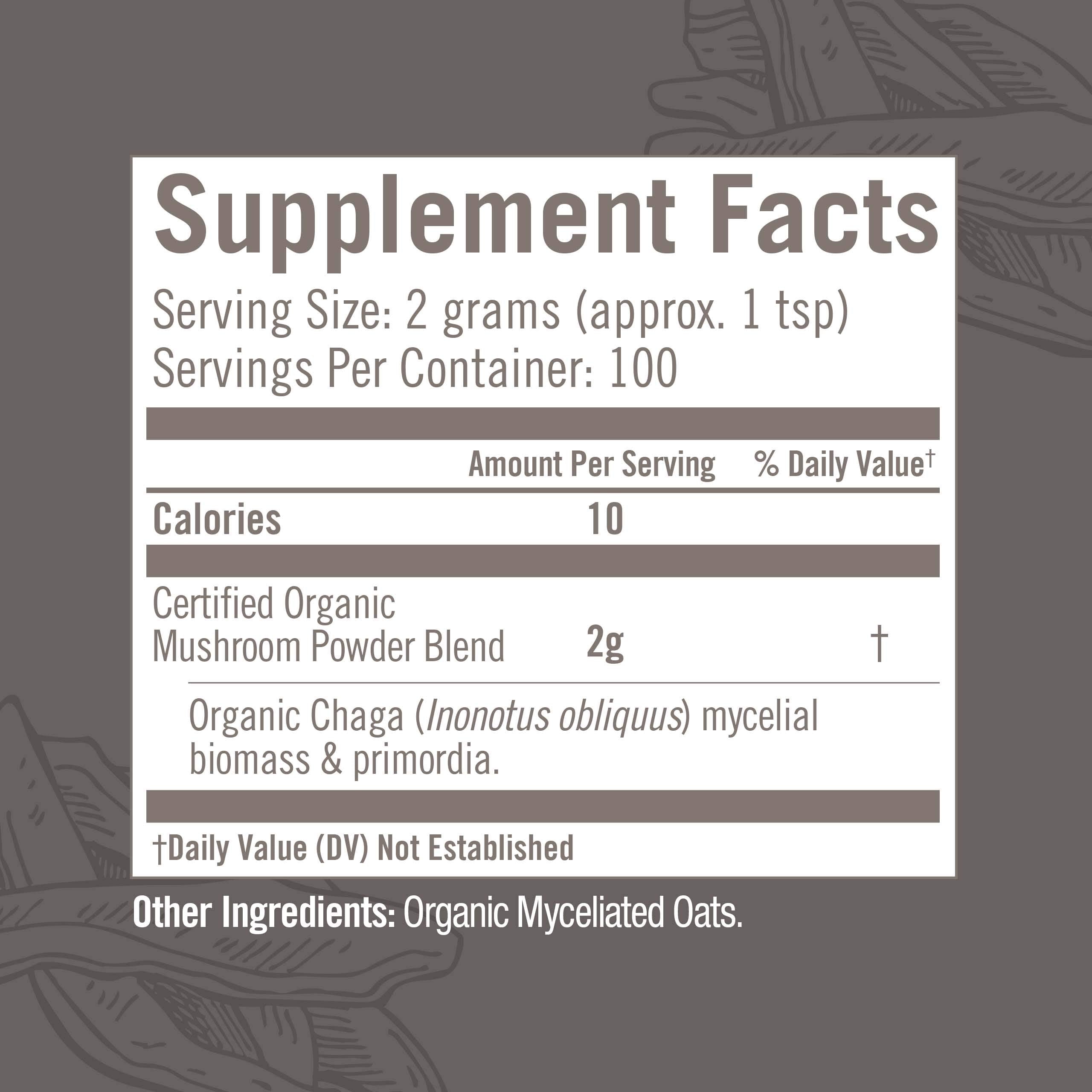 natural energy boost with mushroom powder