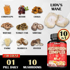 Natural energy boost with mushrooms