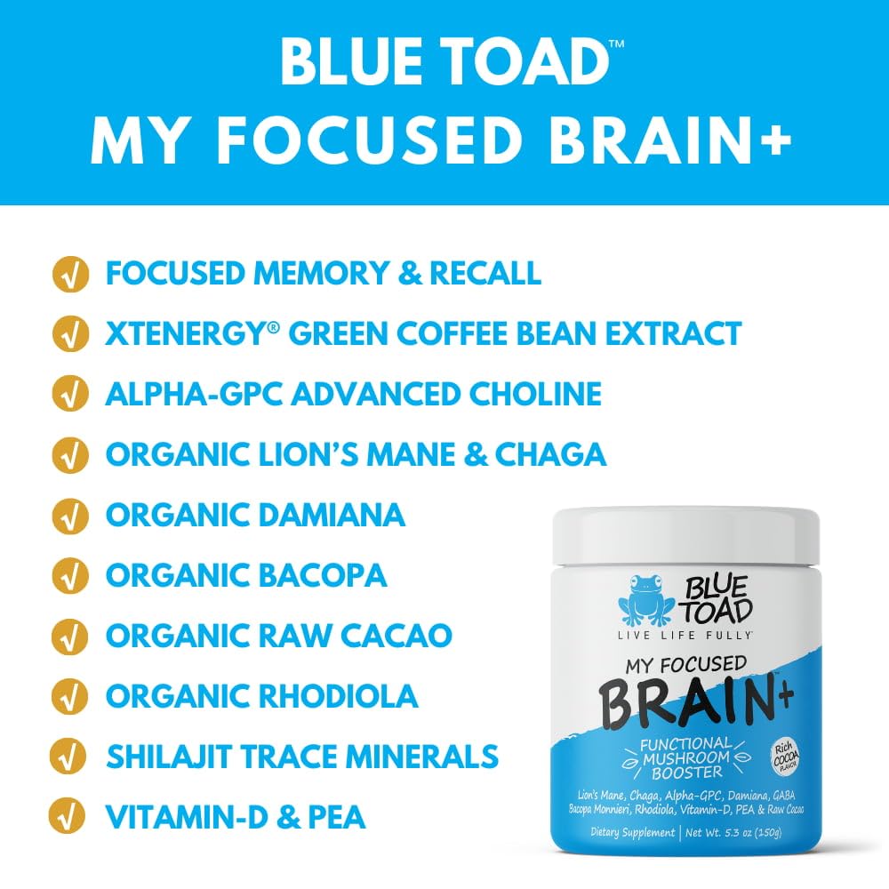 Natural energy boost with mushrooms