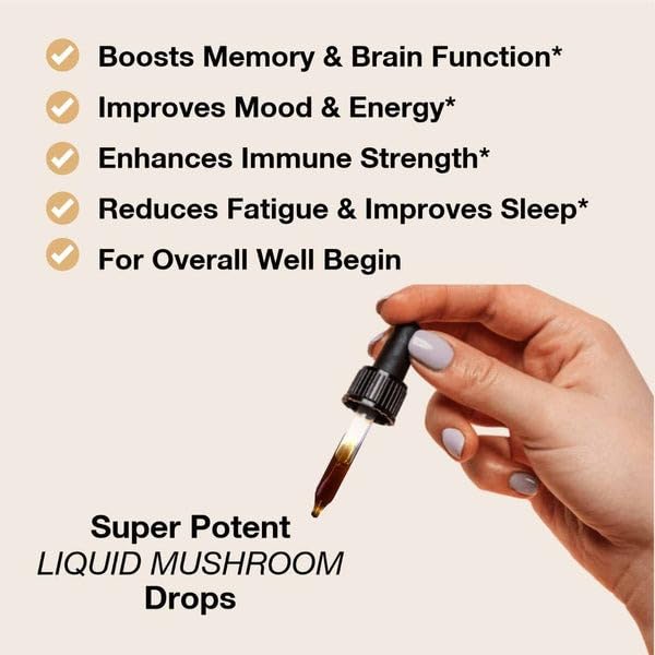 Natural energy boost with mushrooms