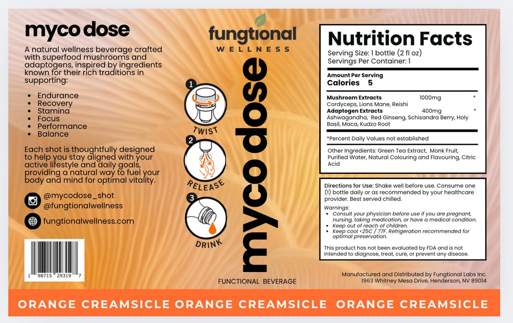 natural energy boost with mushrooms