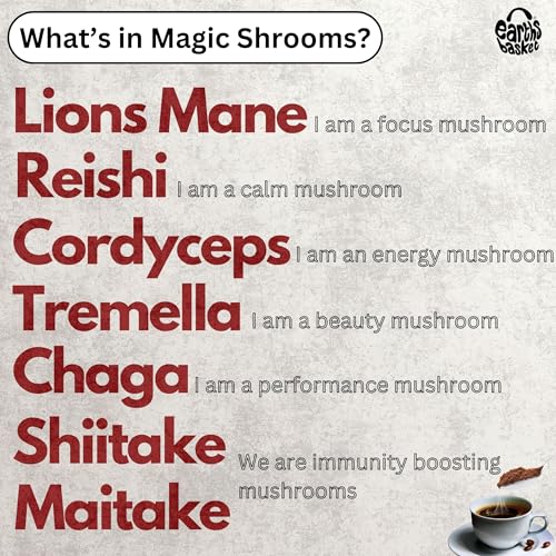 natural energy boost with mushrooms