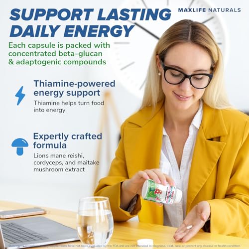 natural energy boost with mushrooms