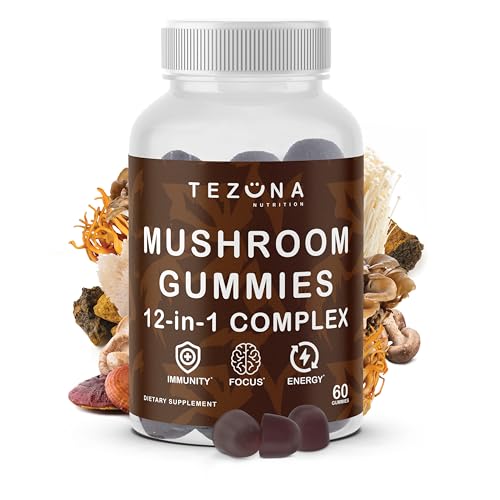 Natural energy boost with mushrooms