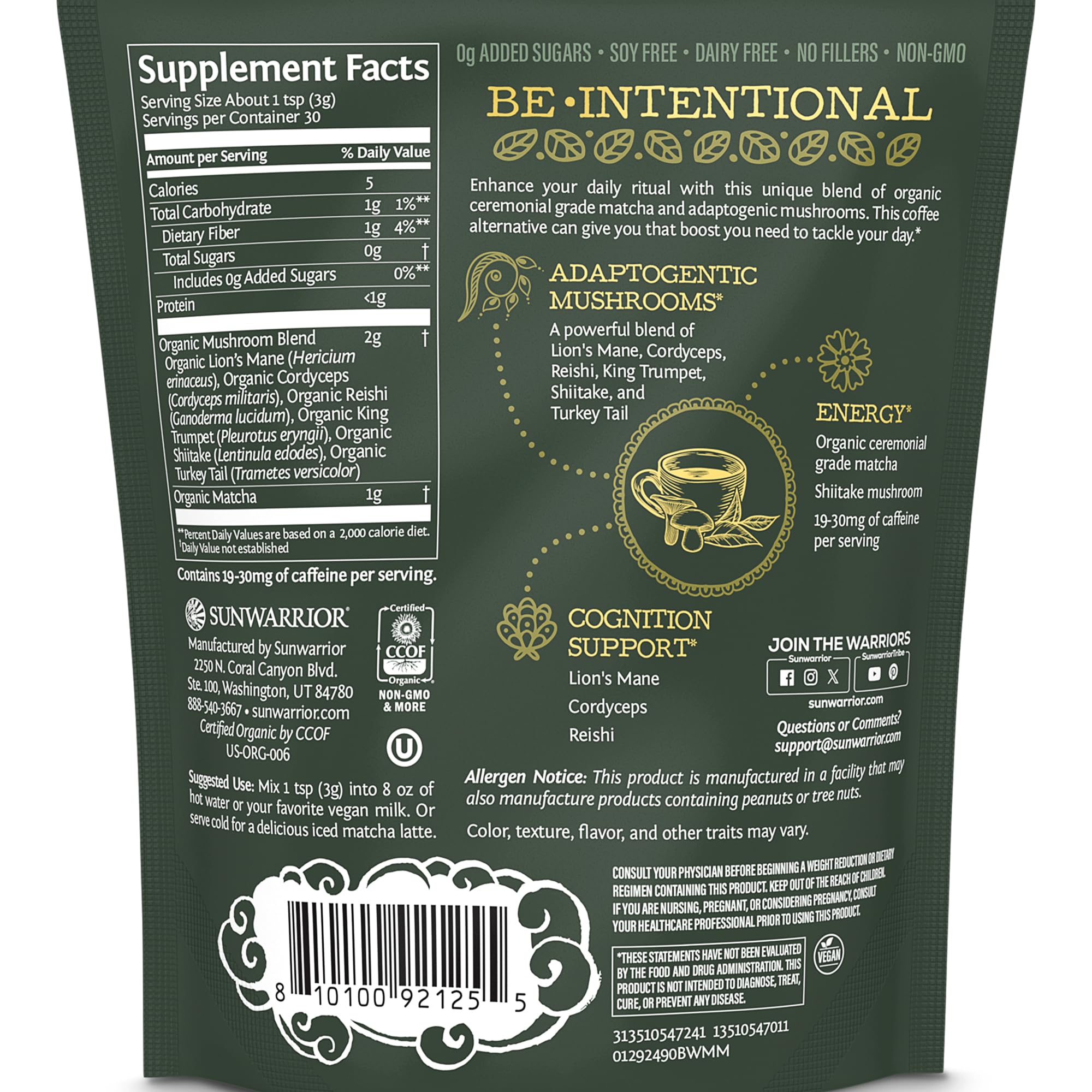 natural energy boost with mushrooms