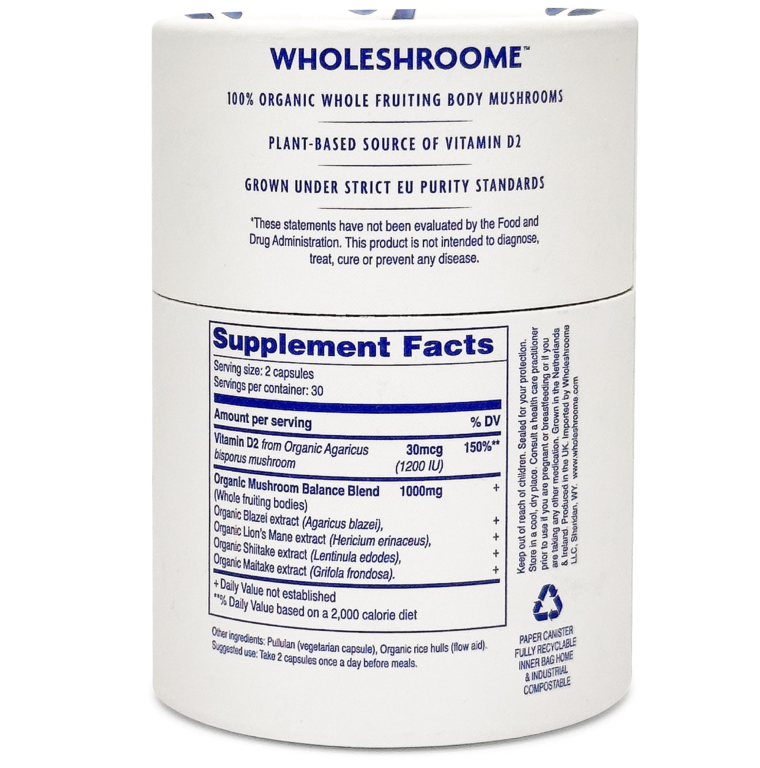 Natural energy boost with mushrooms