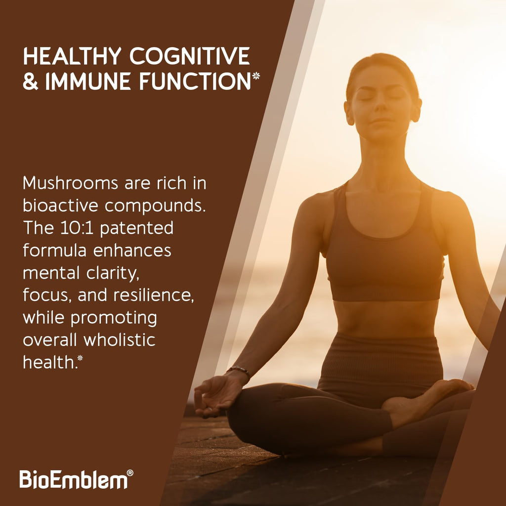 natural energy boost with mushrooms