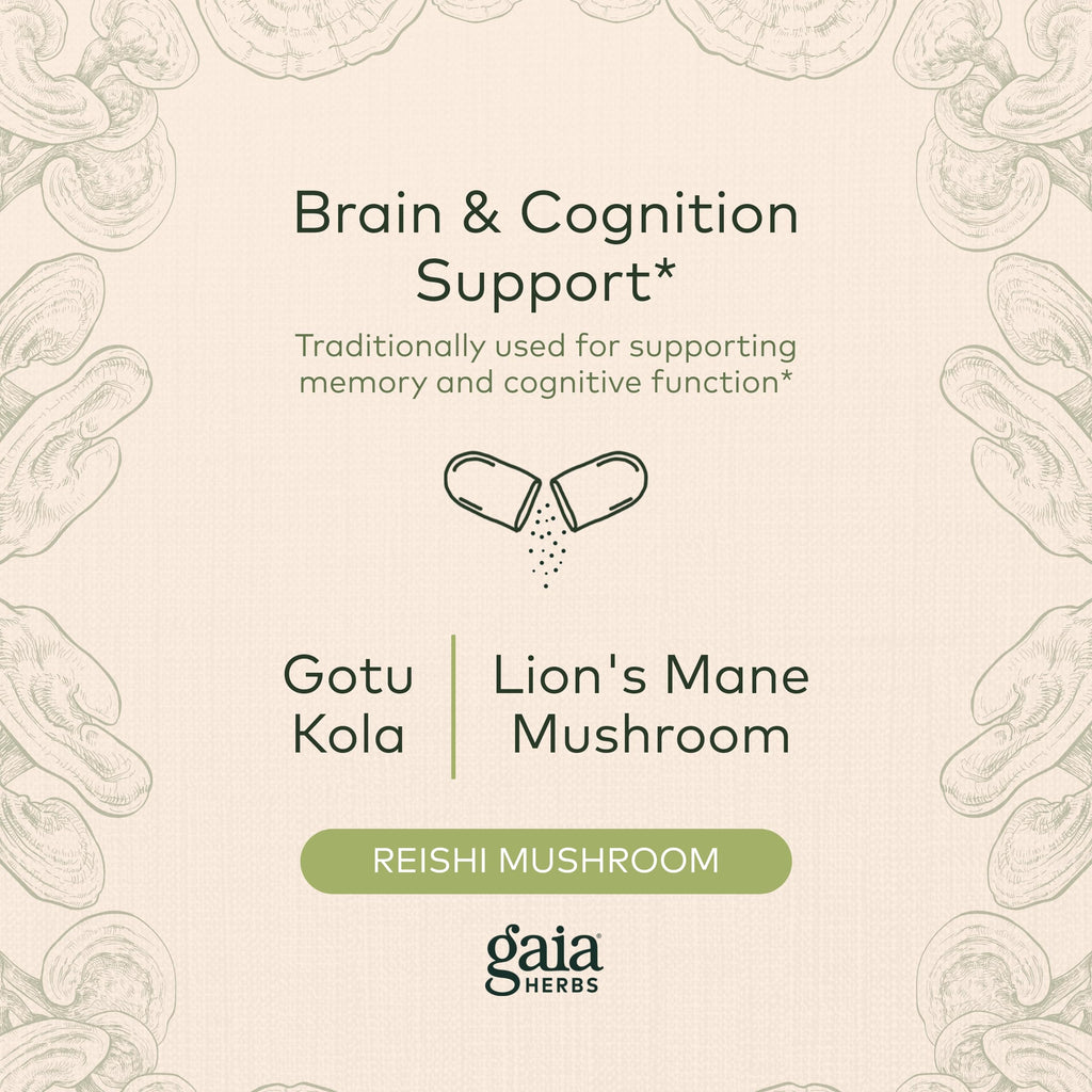 Natural energy boost with mushrooms