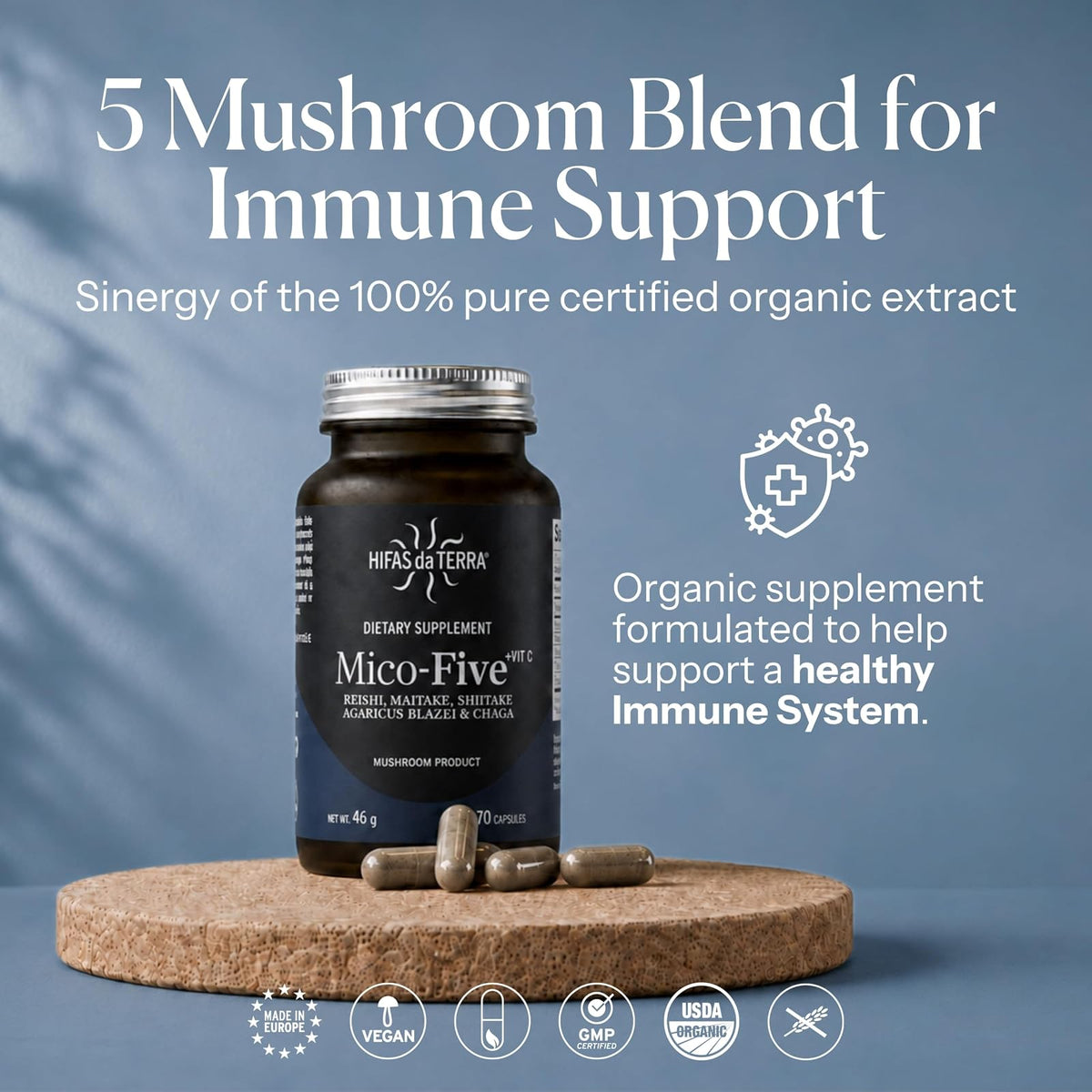 natural energy boost with mushrooms