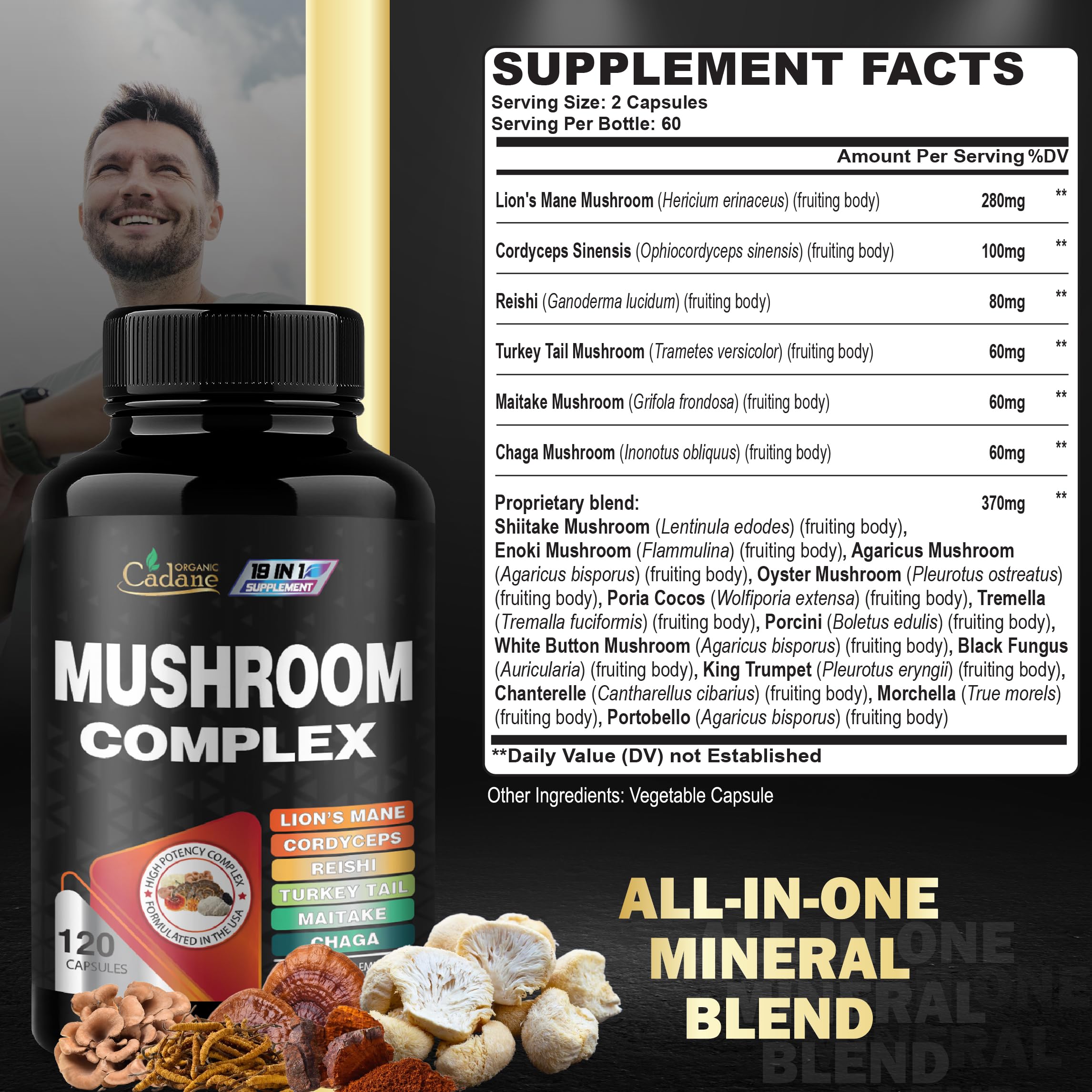 natural energy boost with mushrooms