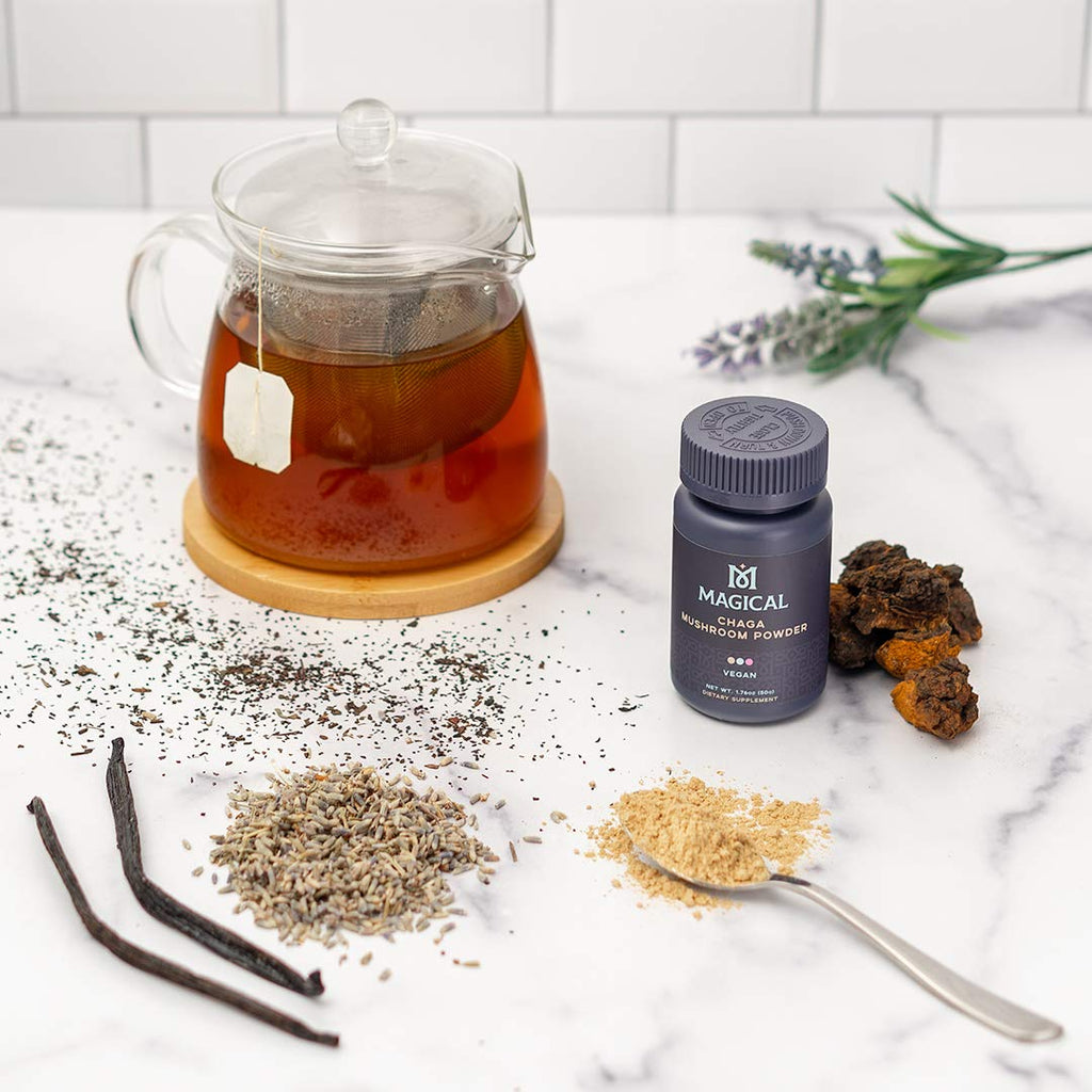 natural energy boost with mushrooms