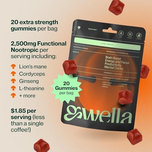 Natural energy boost with mushrooms