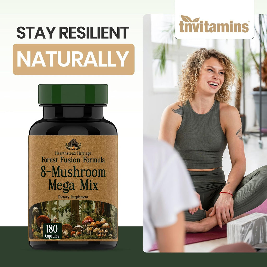 natural energy boost with mushrooms